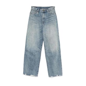R13 Hellblaue Wide-Leg Jeans - - Jeans - Damen - Blau - W28