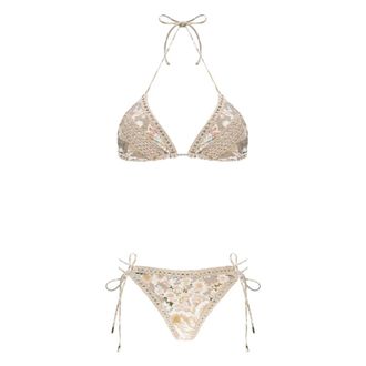 Miss Bikini Damen, Bademode, Beige, LGr&ouml;&szlig;e