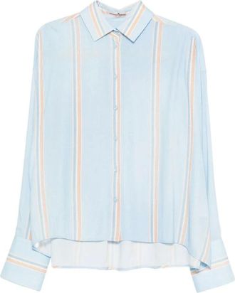 Ermanno Scervino Femme, Blouses et Chemises, Bleu, Taille: 38 FR Chemise en viscose