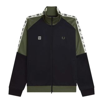 Fred Perry Taped Raglan Track Jacket - - Sweatshirts & Hoodies - Herren - Mehrfarbig - 2XL