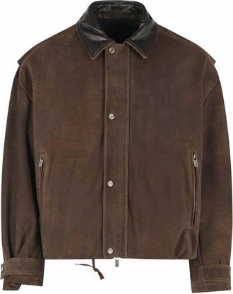 Salvatore Santoro Blouson En Cuir - Marron