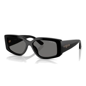 Vogue Eyewear Rechteckige polarisierte Sonnenbrille Mutiger Stil - - Accessories - Damen - Schwarzk - 54 MM