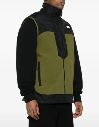 The North Face Mens Fleeski Y2k Vest Jacket Green Clothing > Coats &