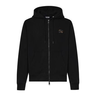 Burberry Homme, Sweatshirts et sweats &agrave; capuche, Noir, Taille: M Zip-throughs