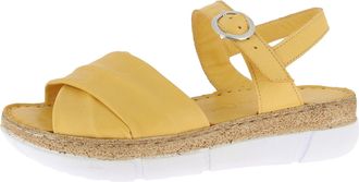 Andrea Conti Damen Sandalette Sandale, Ocker, 40 EU