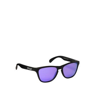 Oakley Homme, Accessoires, Noir, Taille: ONE Size Lunettes de Soleil Rectangulaires Modernes Noires