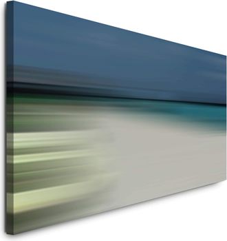 Paul Sinus Art GmbH Abstrakt 120x 50cm Panorama Leinwand Bild XXL Format Wandbilder Wohnzimmer Wohnung Deko Kunstdrucke