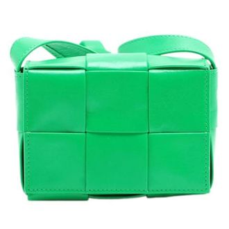 Bottega Veneta unisex, Pre-owned, Vert, Taille: ONE Size Sac bandouli&egrave;re Cassette Pre-owned