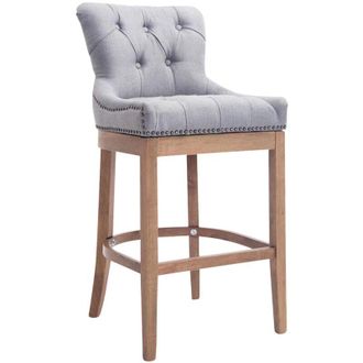 Clp Barhocker Lakewood Stoff, Antik-hell hellgrau