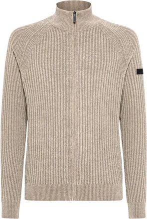 Roberto Ricci Design Rrd, Homme, Pulls, Brun, Taille: 2XL Velvet Rave Full Zip Knit