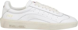 Dsquared2 Low-Top Sneaker - Riders Lace-up Low Top Sneakers White - Gr. 41,5 (EU) - in Wei&szlig; - f&uuml;r Damen