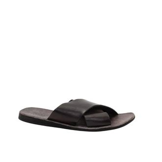 Brador Flache Kalbsledersandalen - - Shoes - Herren - Braun - 42 EU