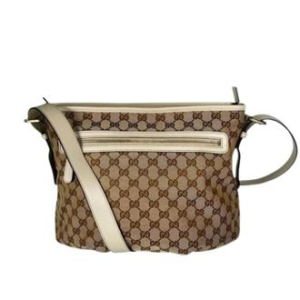 Gucci Sac bandouli&egrave;re GG Canvas Pre-owned - Femme - Pre-owned - Beige - Taille: ONE Size