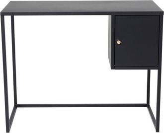 ebuy24 Ebuy24 - Bureau 1 porte en m&eacute;tal L95cm - Noir - Bakal