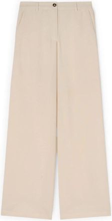 Motivi Palazzo-Hose aus Leinenmischung - - Trousers - Damen - Beige - L
