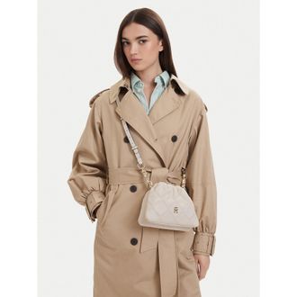 Tommy Hilfiger Handtasche Tommy Hilfiger Th Feminine Mini Crossover AW0AW18718 Creme
