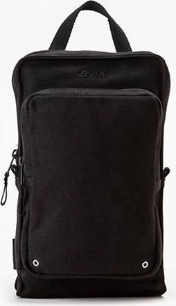 Levi's Sling Bag mit Rei&szlig;verschluss - Herren - Schwarz / Schwarz