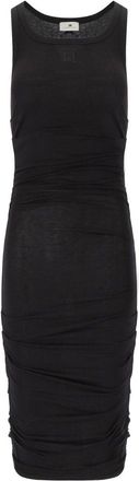 Elisabetta Franchi ROBE MIDI EN JERSEY NOIRE ELISABETTA FRANCHI