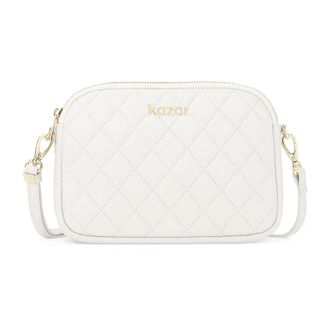 Kazar Wei&szlig;e Handtasche mit auff&auml;lligem Steppmuster - - Bags - Damen - Wei&szlig; - ONE SIZE