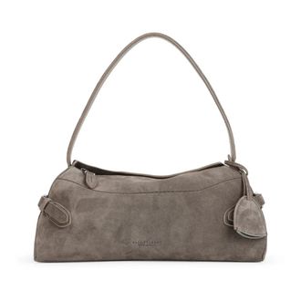 Ralph Lauren Schultertasche aus Wildleder - - Bags - Damen - Beige - ONE SIZE