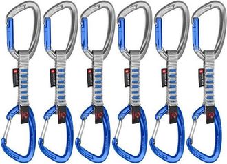Mammut Crag Keylock Wire 10 cm Indicator 6-Pack Quickdraws