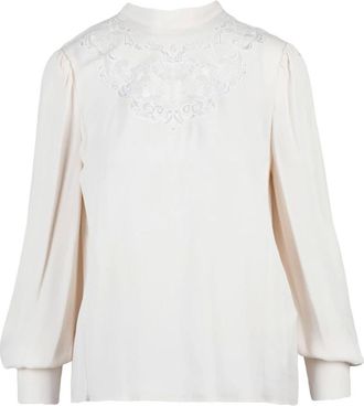 Twinset Femme, Blouses et Chemises, Beige, Taille: 42 FR Blouses