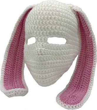 Generic Bonnet Femme Hiver Bonnet Femme Chapeau Femme Hiver Confortable Classique - Capuche Oreilles De Lapin Adulte, Tricot Douillet, Parfait pour Cadeau No&euml;