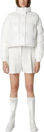 Save The Duck Femme, Vestes, Blanc, Taille: 40 FR Nisha Puffer Jacket