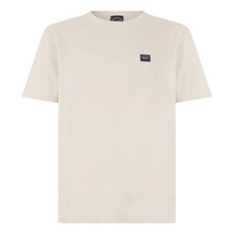 Paul & Shark Homme, Tops, Beige, Taille: L T-shirt avec logo