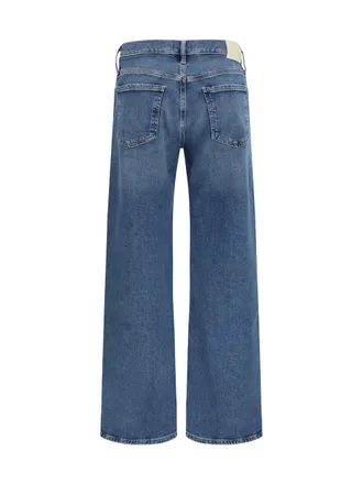Citizens Of Humanity Womens Nora Wide-Leg Jeans Benson Cotton