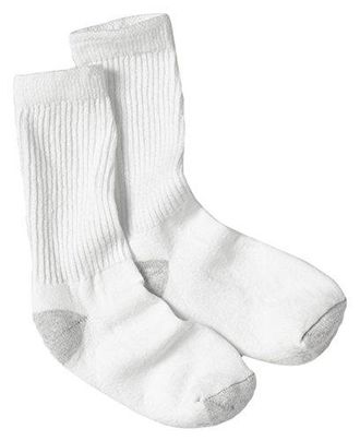 Hanes Womens Crew Sock, White, 9-11(Shoe 5-9) (Pack of 10)