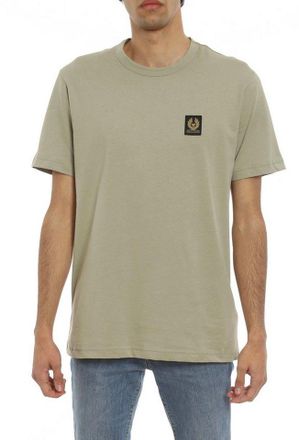 Belstaff T-Shirt Retro 1924 Patch Regular Fit Shirt Gesticktem Rand versehener Phoenix-Patch auf der Brust