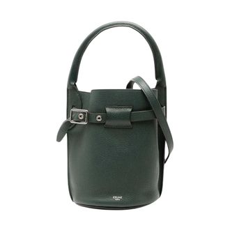 Celine Sac seau en cuir Pre-owned - Femme - Pre-owned - Vert - Taille: ONE Size
