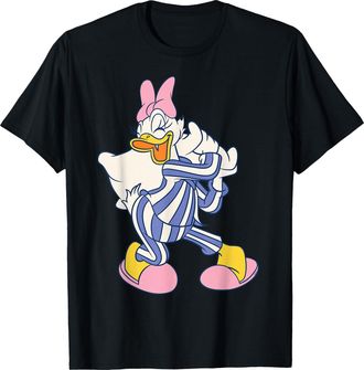 Disney Daisy Duck Striped Pajamas Slumber Party PJs Pose T-Shirt