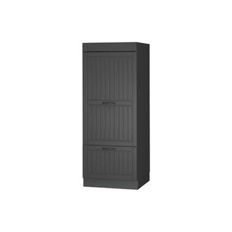 Vicco Armoire Micro-Ondes Fame-Line, Gris foncé, 60cm