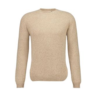 Boglioli Woll-Kaschmir Rundhals-Pullover - - Knitwear - Herren - Beige - S