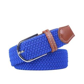 Generic Ceinture &eacute;lastique en toile tiss&eacute;e avec boucle ardillon tricot&eacute;e pour homme et femme, 5, 3.3cmX107cm
