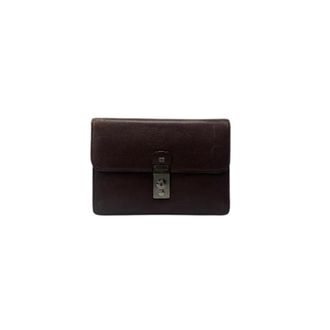 Balenciaga Pre-owned Vintage Leder Clutch - - Pre-owned - Damen - Braun - ONE SIZE