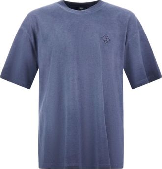 Herno Homme, Tops, Bleu, Taille: L MC Sfumata T-Shirt