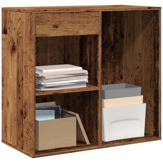 vidaXL Vidaxl - Kosmetikschrank Altholz-Optik 80x40x75 cm Holzwerkstoff