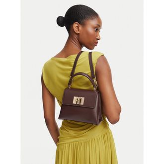 Furla Handtasche Furla 1927 Mini Top Handle WB00109 ARE000 4284S Dunkelbraun