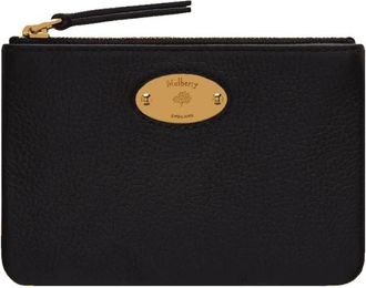 Mulberry Plaque Small Zip Coin Pouch - - Bags - Damen - Schwarzk - ONE SIZE