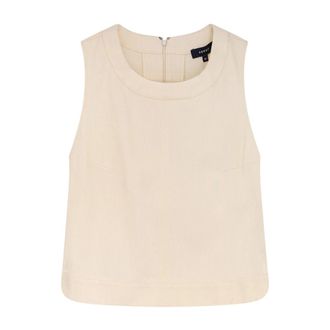 SOEUR Soeur, Femme, Tops, Beige, Taille: 40 FR Top en coton Pampa