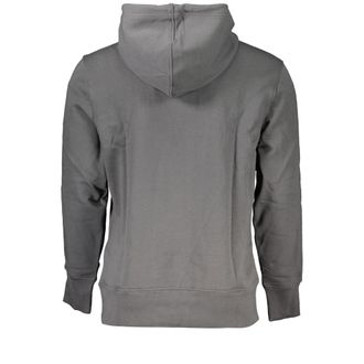 Calvin Klein Brushed Cotton Hoodie - Gray