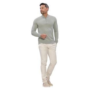 Stefano Lauran Half Zip Anders - - Sweatshirts & Hoodies - Herren - Gr&uuml;n - S
