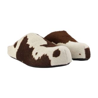 Marni Womens Fussbett Mule Multicolor Calfskin
