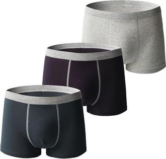 Generic Boxer pour homme ultra absorbant pour incontinence - Sous-vêtements absorbants - Lavables - Confortables - Anti-fuites - Réutilisables (3 pièces, I, 4