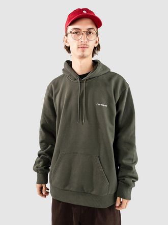 Carhartt Work in Progress Script Embroidery Sweat Hoodie white