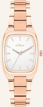 s.Oliver S.Oliver Armbanduhr Aus Edelstahl rosegold