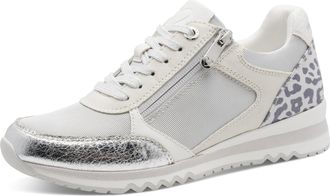 Marco Tozzi Marco Tozzi Damen Sneaker weiches Feel Me Wechselfu&szlig;bett weiches Innenfutter Modern, metallic (Silver Comb), 38 EU